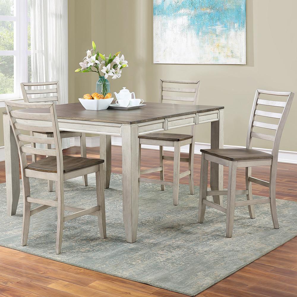 Rent to Own Steve Silver Abacus 5 - Piece Counter Height Dining Set at ...