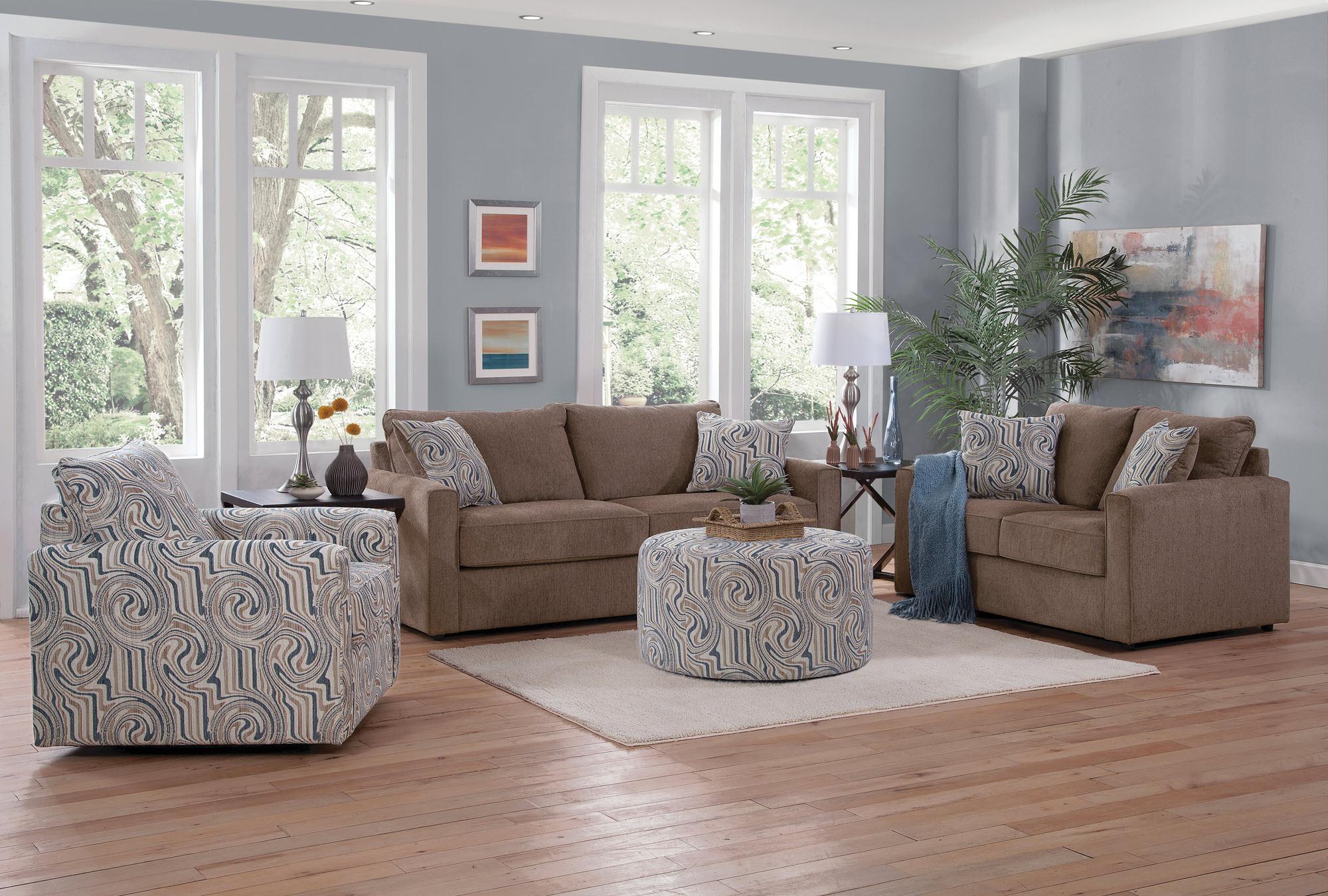 Rent to Own Woodhaven Delilah Sofa, Loveseat, Chair, & Ottoman at Aaron ...