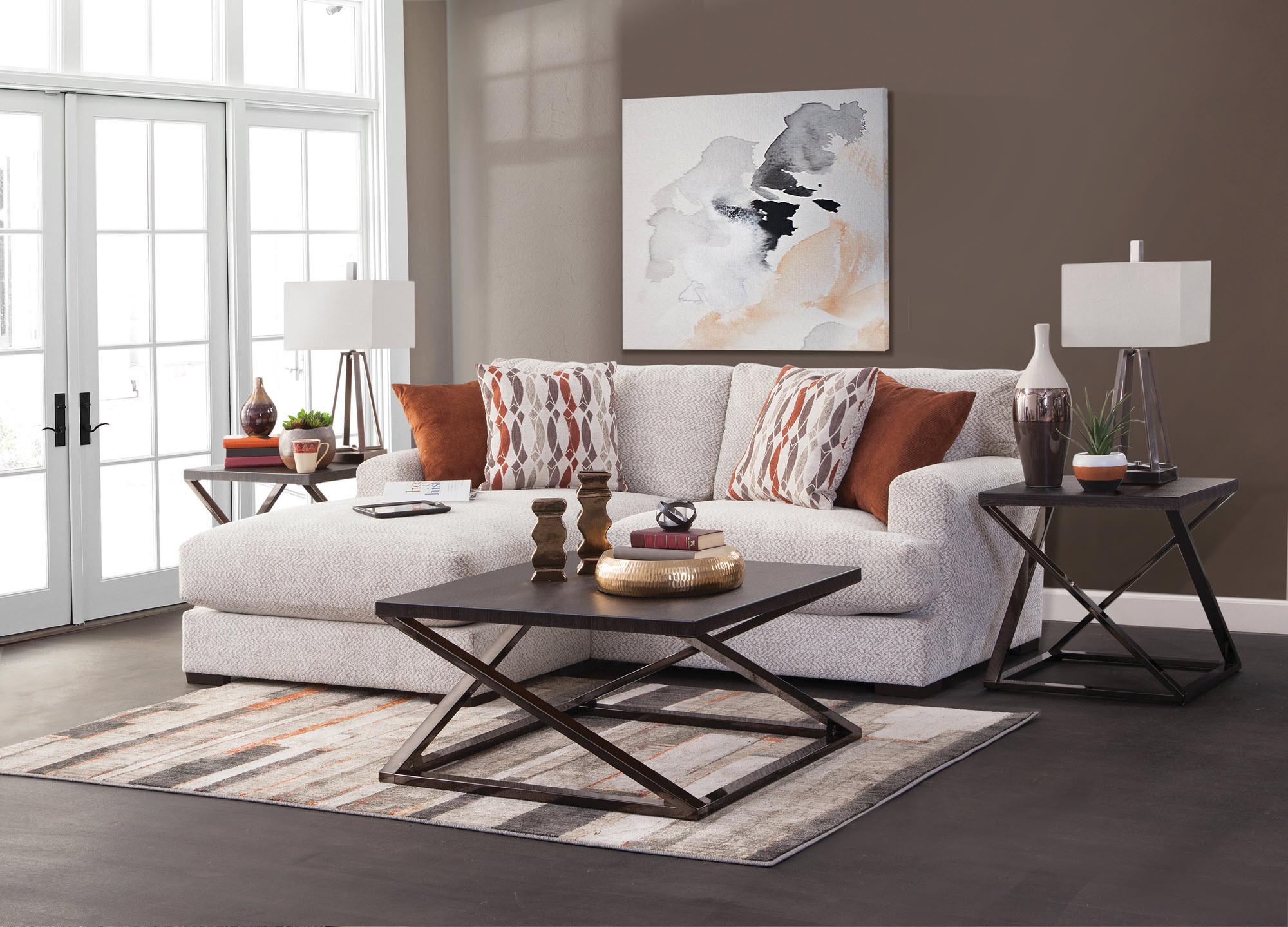 Rent to Own Woodhaven 7 - Piece Jonah Living Room Set with Aegean ...