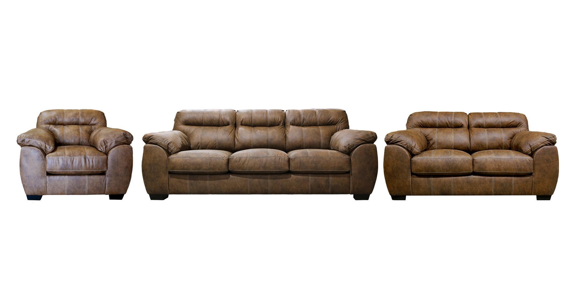 Rent to Own Woodhaven Captain Sofa, Loveseat, and Chair at Aaron's today!