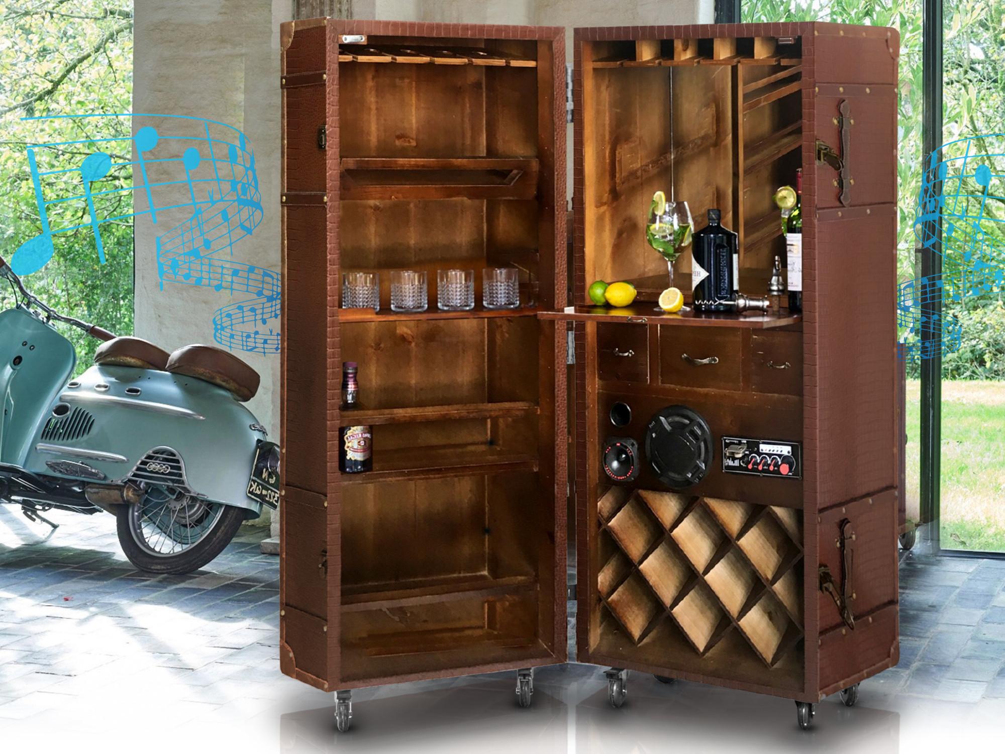 Rent to Own Technical Pro Bluetooth British Steamer Trunk Bar at Aaron ...