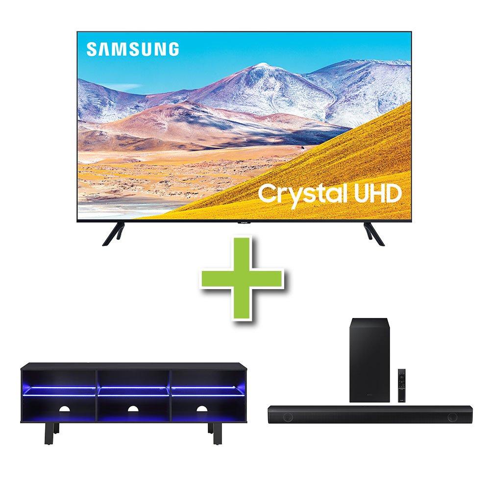Rent to Own Samsung 65" Samsung TV w/ Soundbar & TV Stand at Aaron's today!