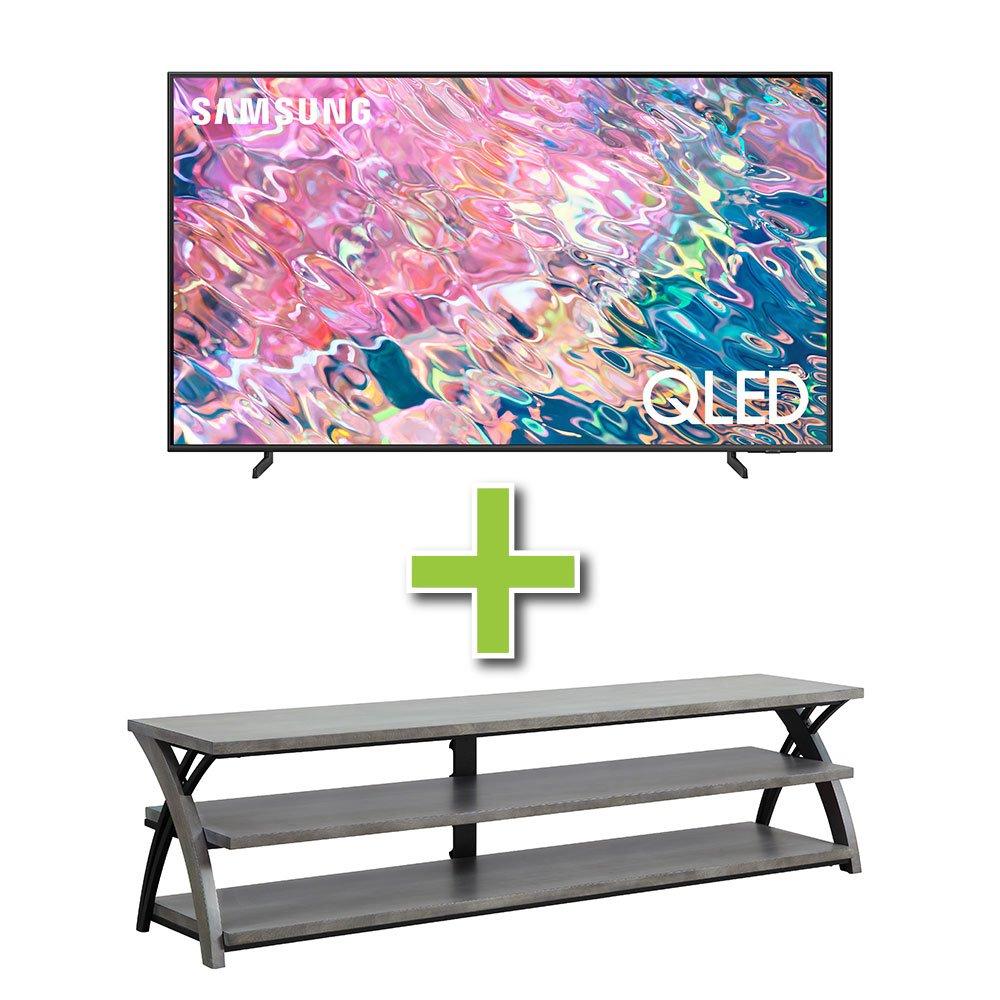 Rent to Own Samsung 75" QLED Samsung TV & 75" TV Stand at Aaron's today!