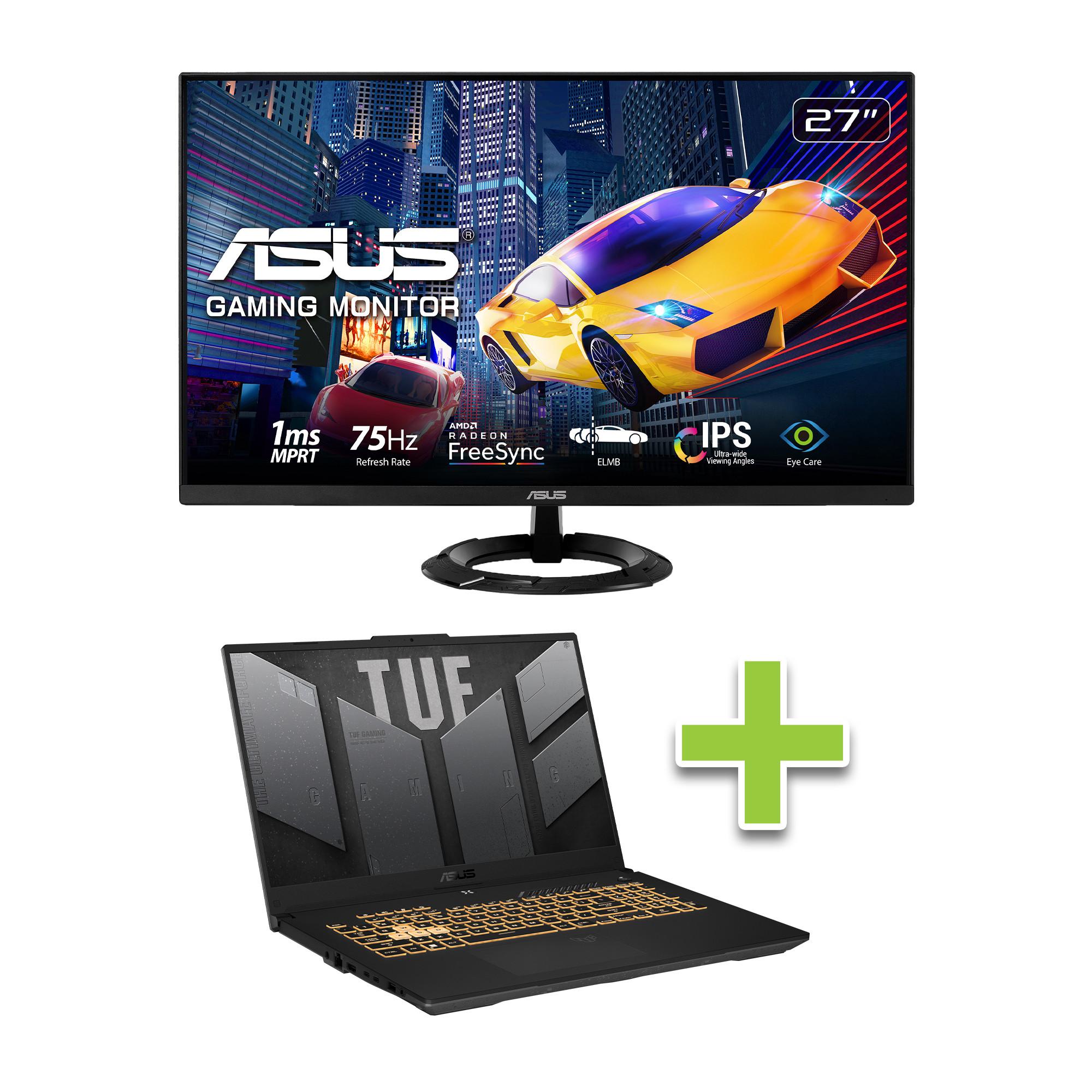 Rent to Own ASUS 17" ASUS Gaming Laptop w/ Total Defense & 27" Monitor ...