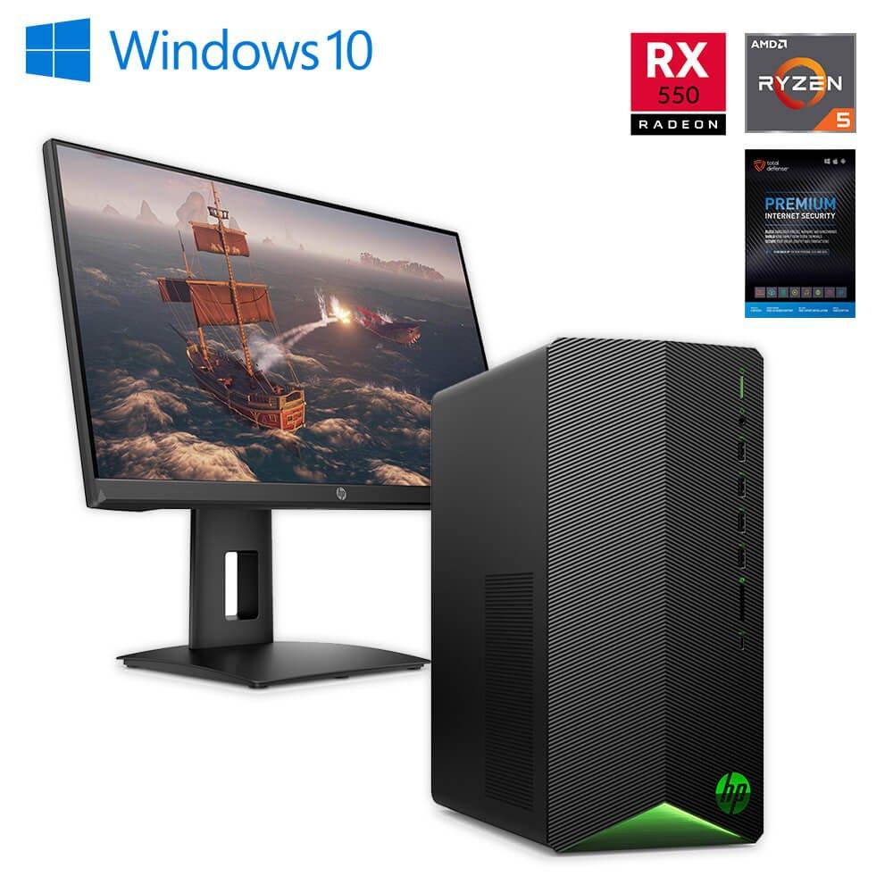 Rent to Own HP Gaming Desktop 1TB Ryzen 5 w/ Total Defense Internet ...