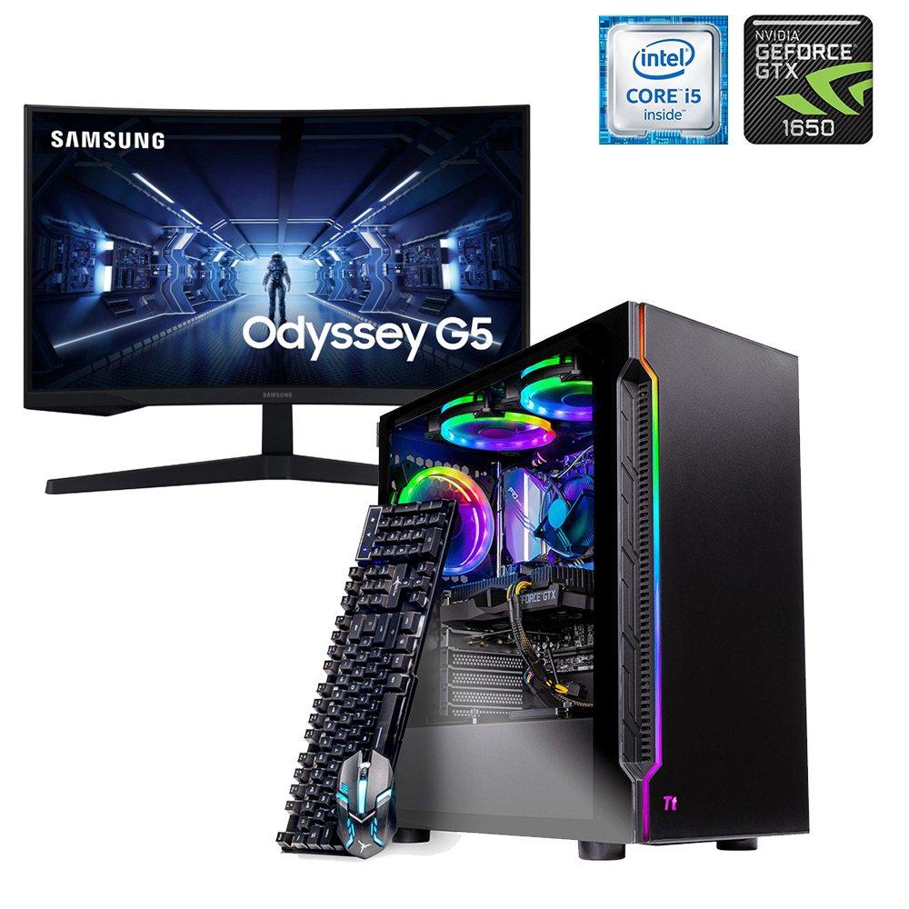 Rent to Own Skytech 27" Monitor w/ Gaming Desktop at Aaron's today!