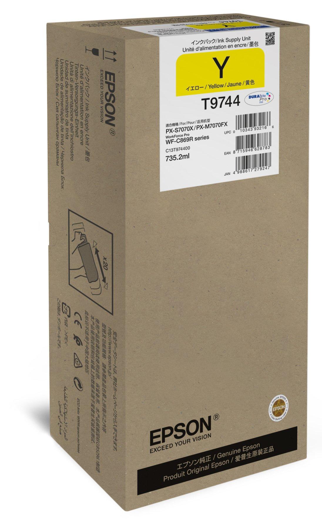 WorkForce Pro WF-C869R Ink Pack XXL Yellow | Ink Consumables | Ink ...