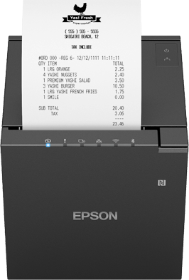 Epson TM-m30III (152A0): Wi-Fi + Bluetooth Model, Black, UK | mPOS & Tablet PoS Printers | POS ...