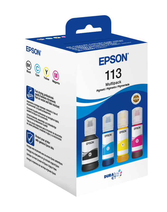 113 EcoTank 4-colour Multipack | Ink Consumables | Ink & Paper ...
