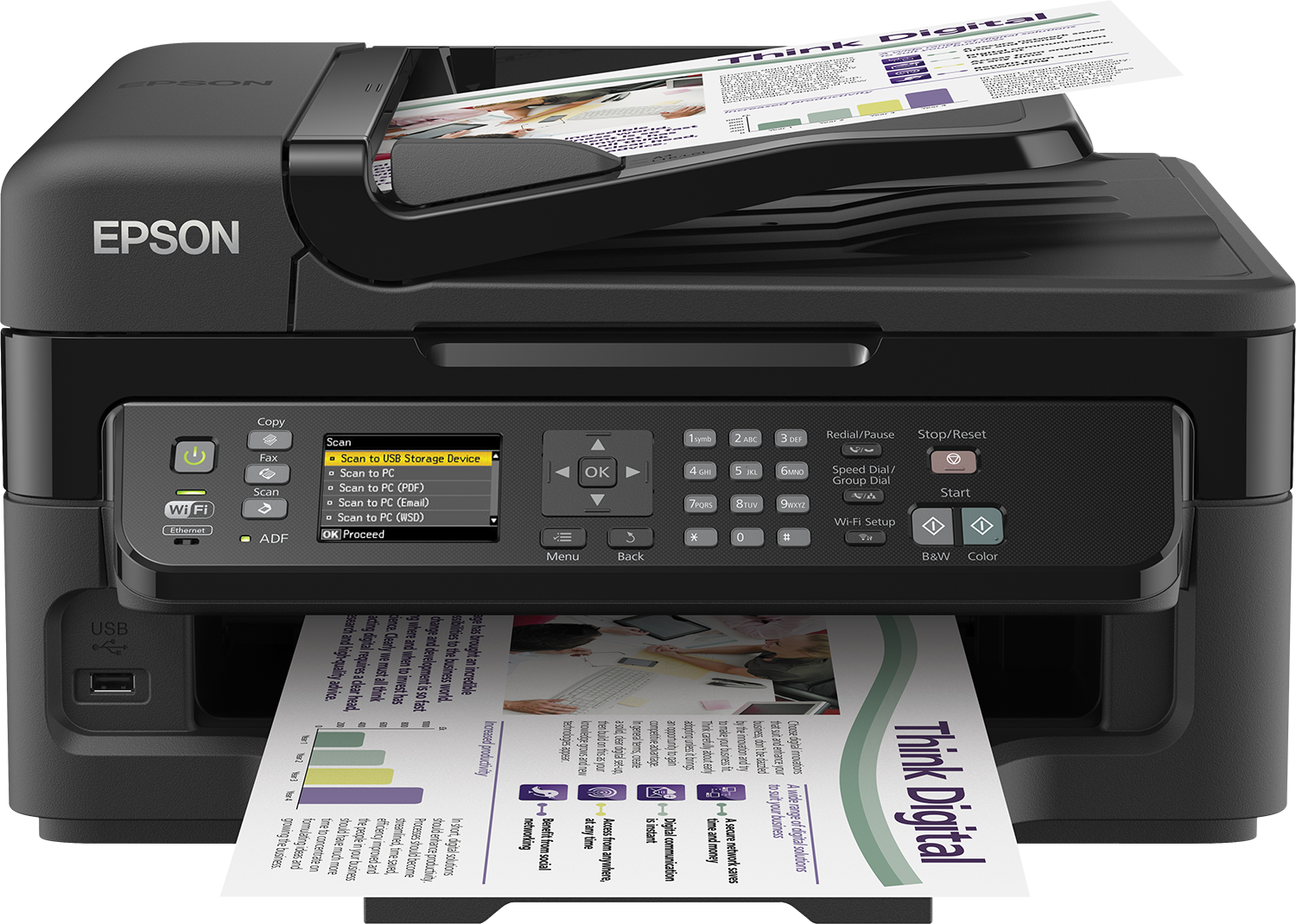 Epson WorkForce WF-2540WF | MicroBusiness | Inkjet Printers | Printers ...