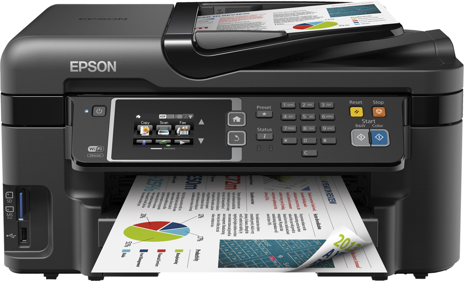 WorkForce WF-3620DWF | MicroBusiness | Tintenstrahldrucker | Drucker ...