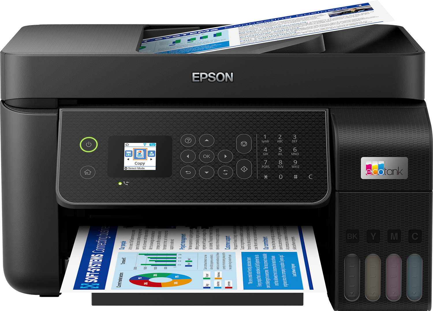 EcoTank L5310 Multifunction Wi-Fi Ink Tank A4 Printer, With Up To 3 ...