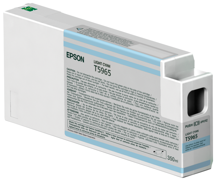 Singlepack Light Cyan T596500 UltraChrome HDR 350 ml | Ink Consumables ...