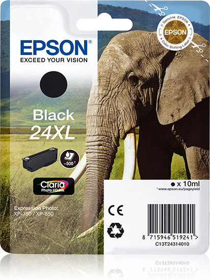 Singlepack Black 24XL Claria Photo HD Ink | Ink Consumables | Ink ...