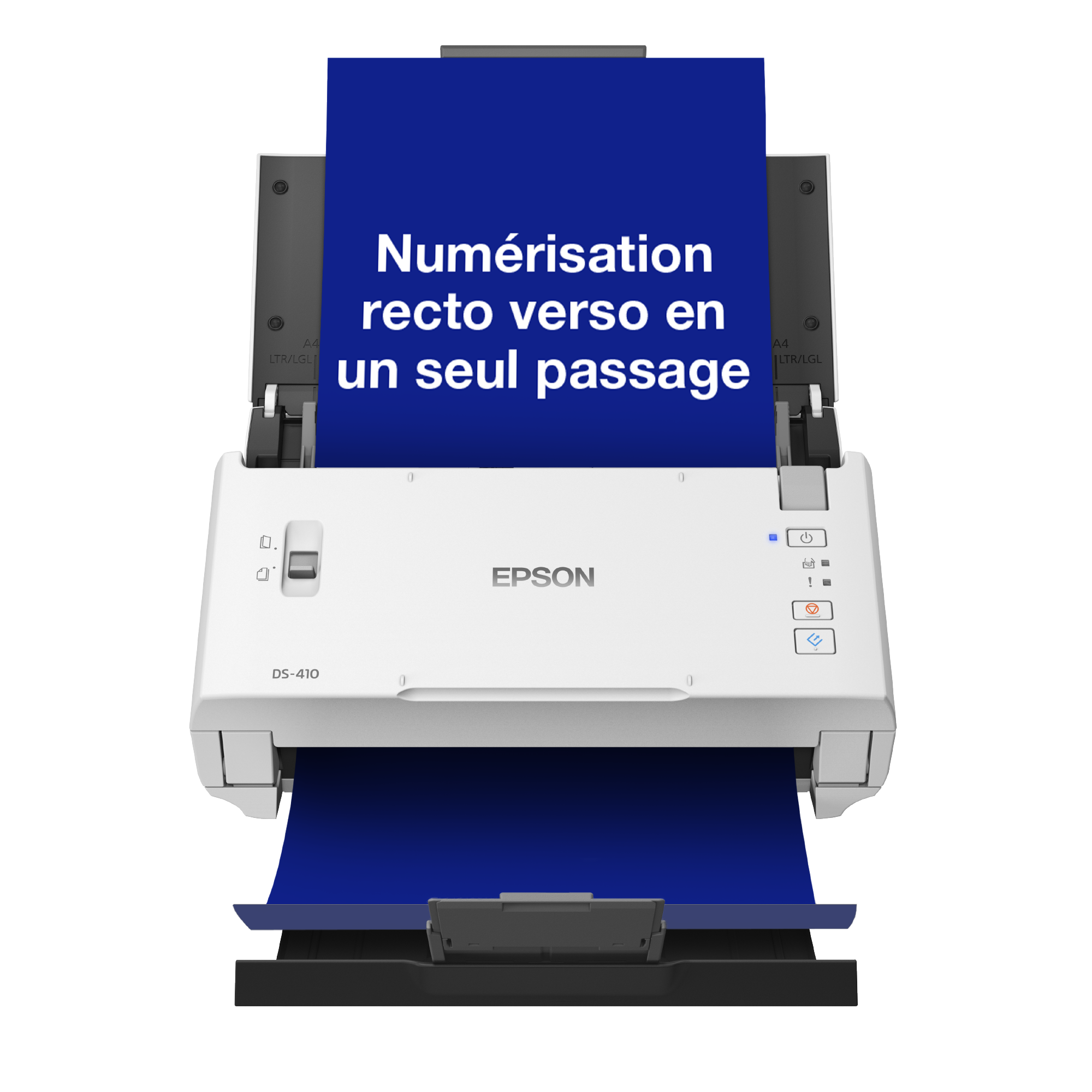 Scanner professionnel A4 compact WorkForce DS-410 avec chargeur ...