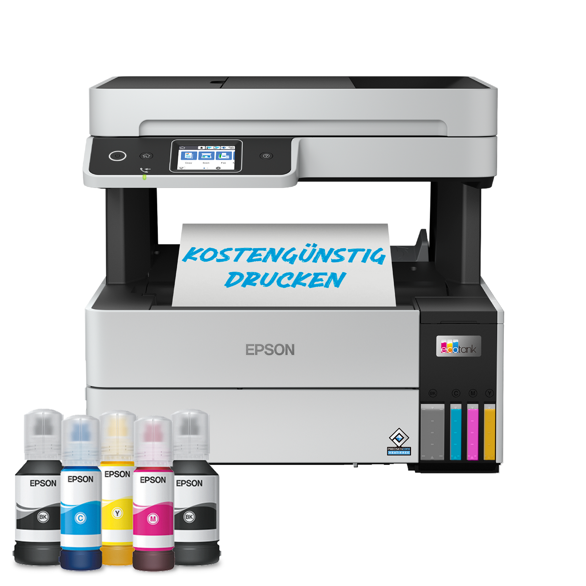 EcoTank ET-5185 DIN-A4-Multifunktions-Wi-Fi-Tintentankdrucker mit Fax | Business Inkjet ...