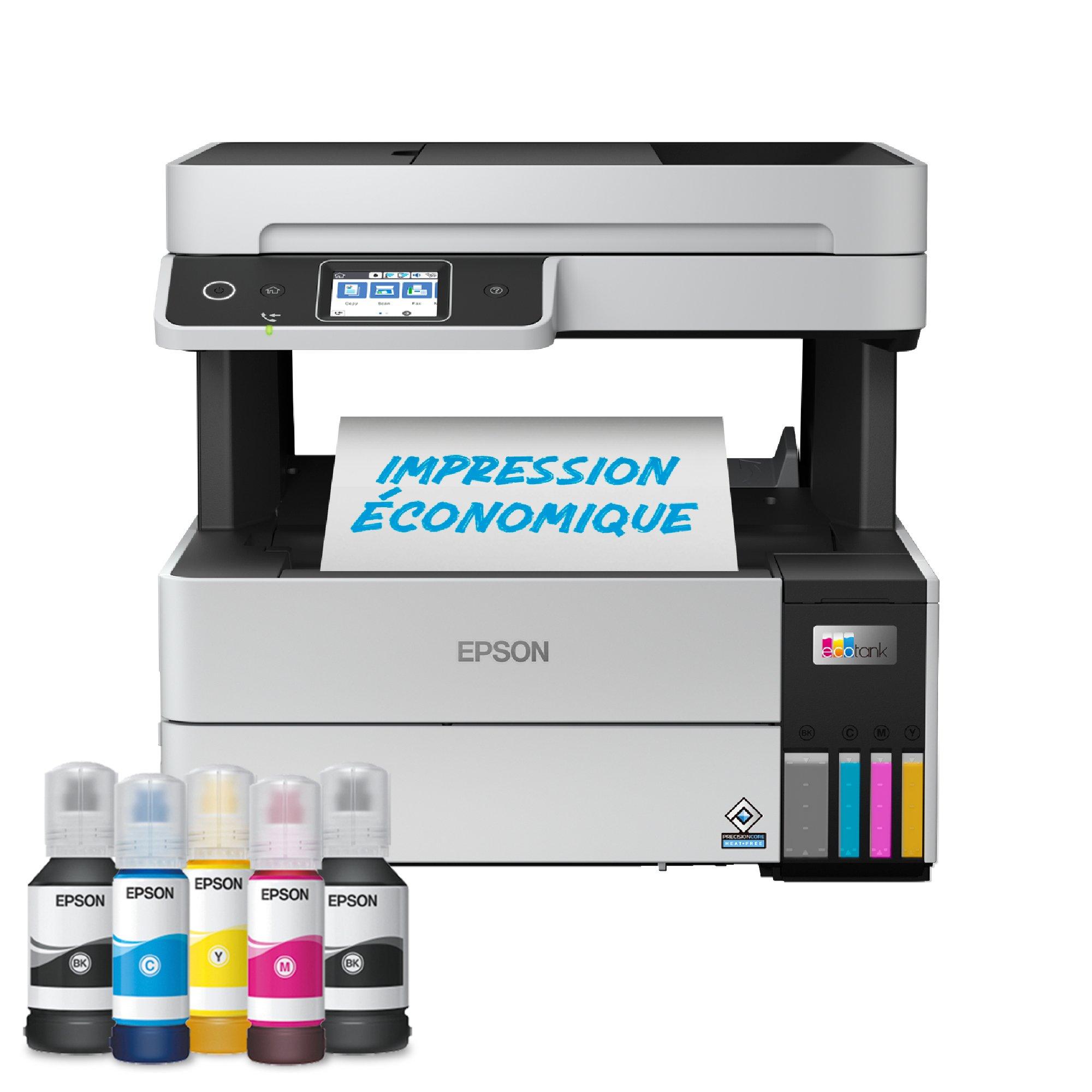 Imprimante multifonction A4 EcoTank ET-5170 avec Wi-Fi, réservoirs d ...