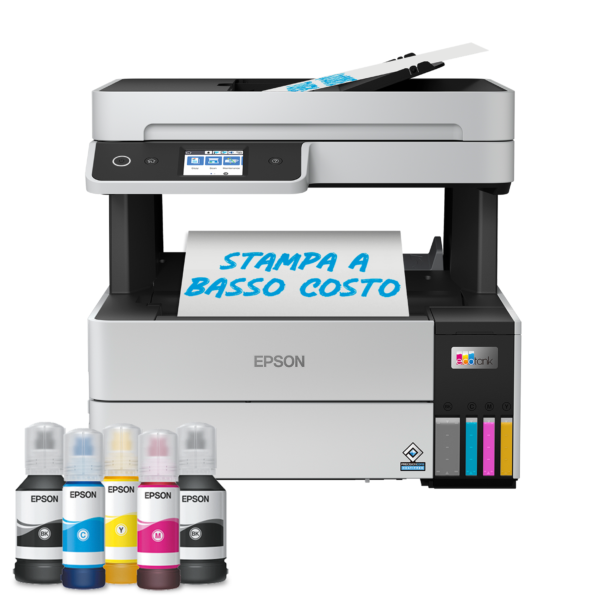 Stampante multifunzione A4 Wi-Fi con serbatoi di inchiostro EcoTank ET ...