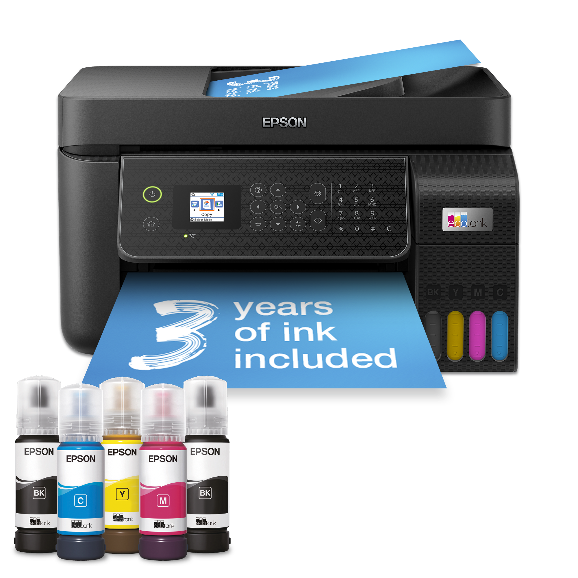 EcoTank L5310 Multifunction Wi-Fi Ink Tank A4 Printer, With Up To 3 Years Of Ink Included ...