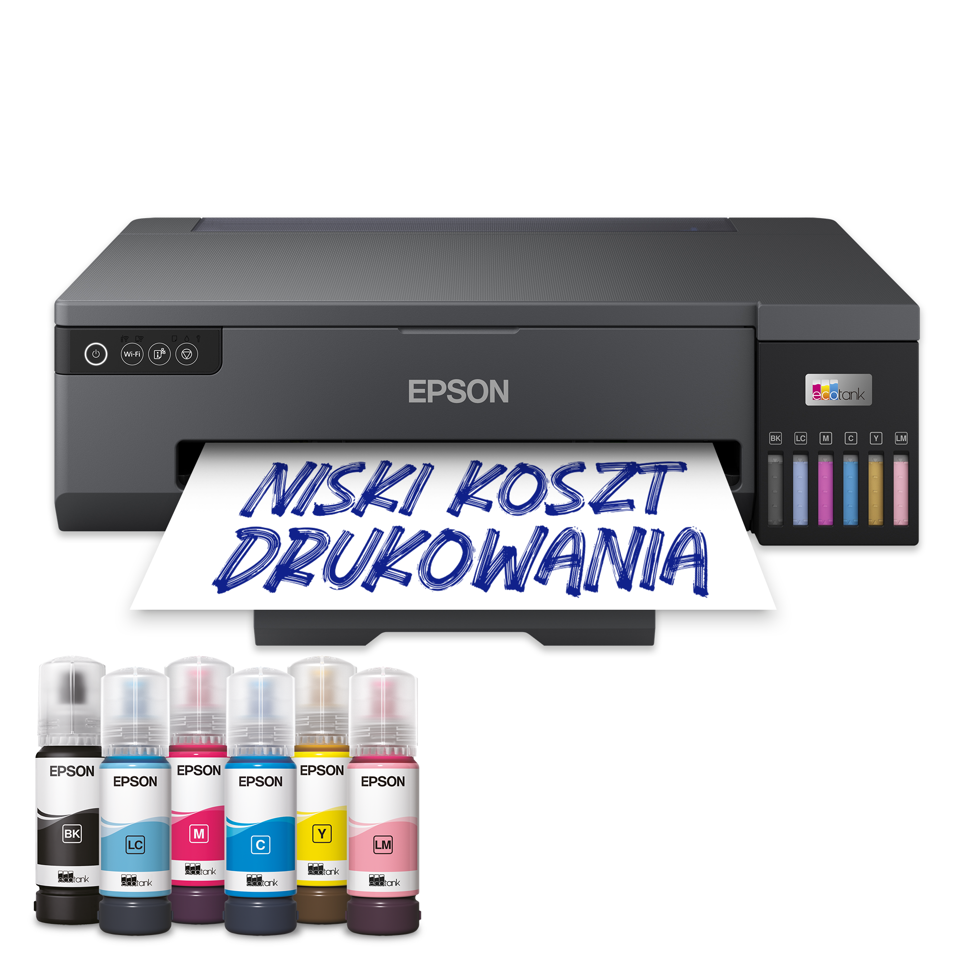 Drukarka fotograficzna A3+ EcoTank L18050 z łącznością Wi-Fi i zbiornikiem na atrament ...