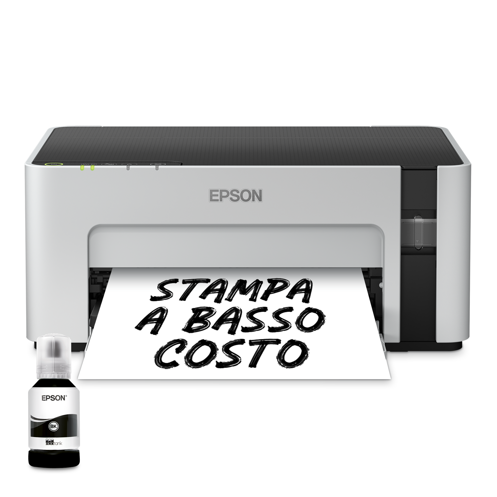 Stampante con serbatoio di inchiostro Wi-Fi A4 monocromatica EcoTank ET ...