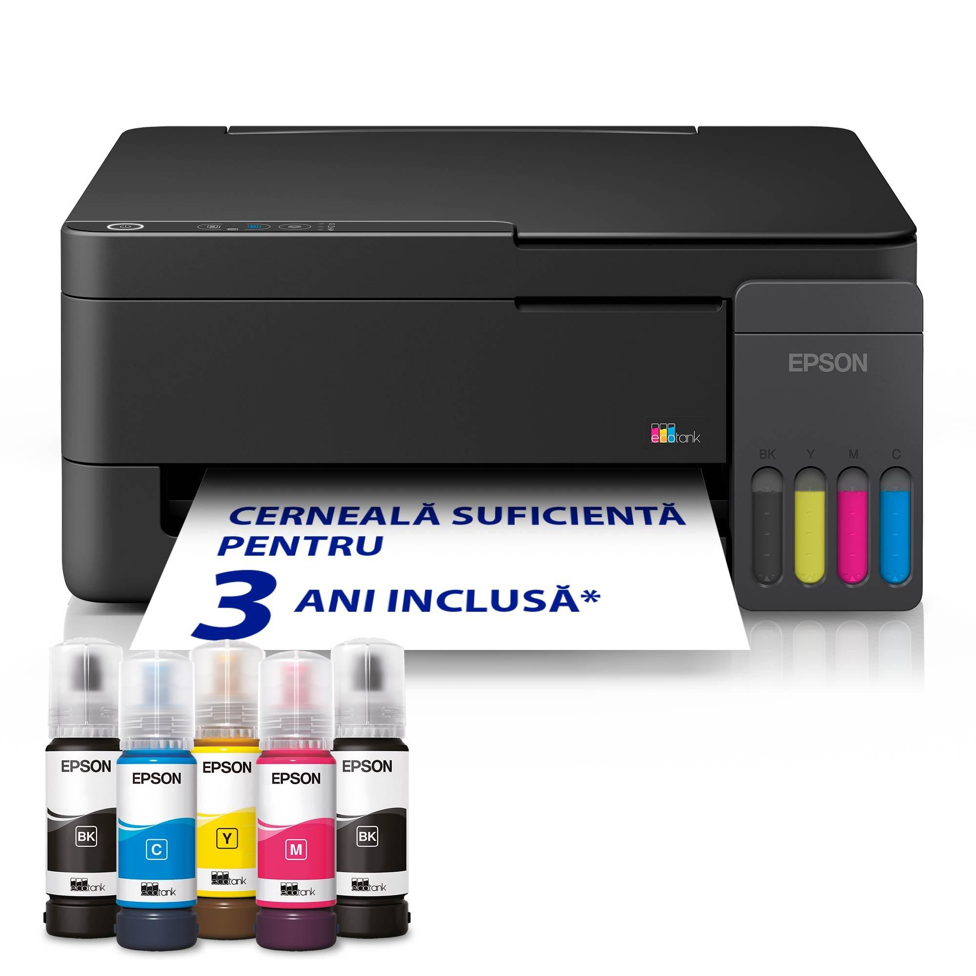 EcoTank L3310 - Multifuncțional A4 cu rezervor de cerneală și cerneală ...