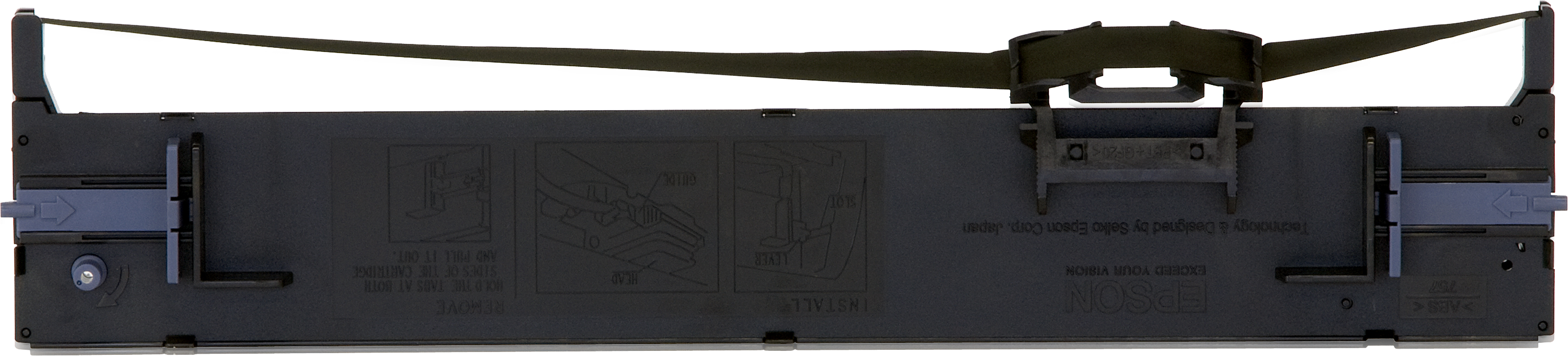 Epson SIDM Black Ribbon Cartridge for LQ-690 (C13S015610) | Ink Ribbons ...