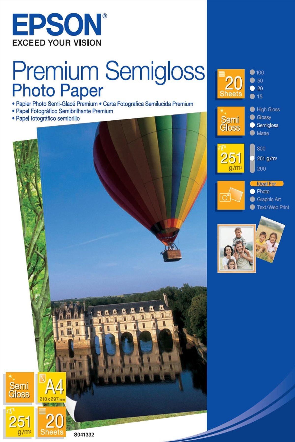 Premium Semi-Gloss Photo Paper - A4 - 20 листов | Бумага и прочие ... Premium Semi-Gloss Photo Paper - A4 - 20 листов | Бумага и прочие ...