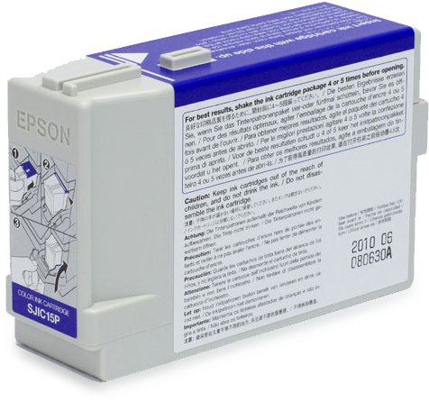 SJIC15P(CMY): Ink cartridge for ColorWorks C3400 and TM-C610 (CMY ...