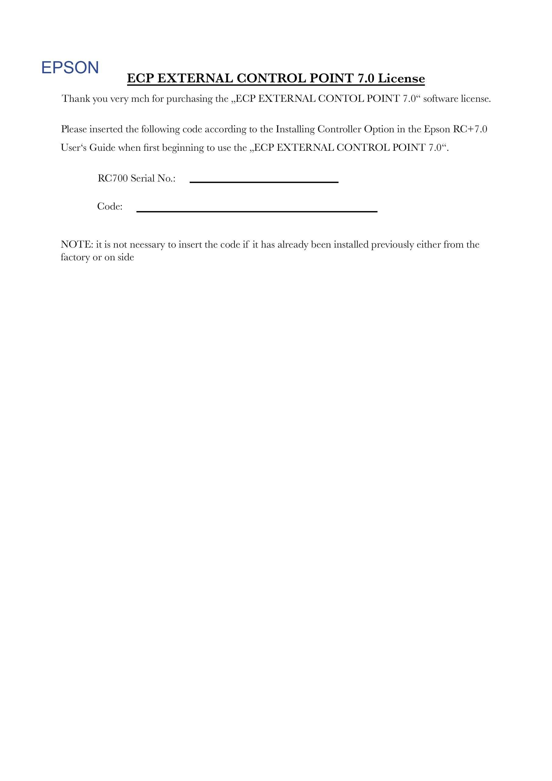 ECP External Control Point 7.0 License | Robot Software | Robot ...