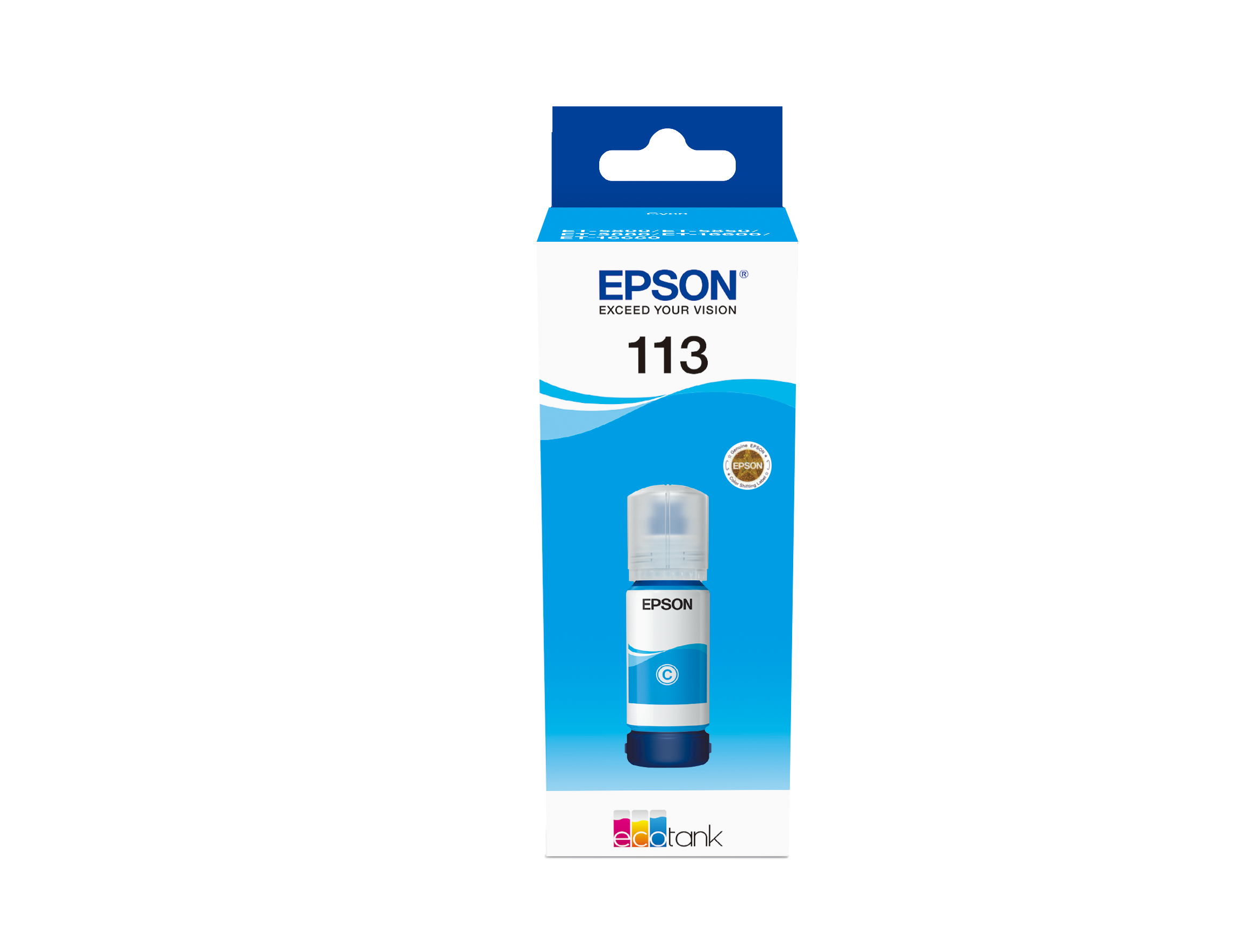 113 EcoTank Pigment Cyan ink bottle | Ink Consumables | Ink & Paper ...