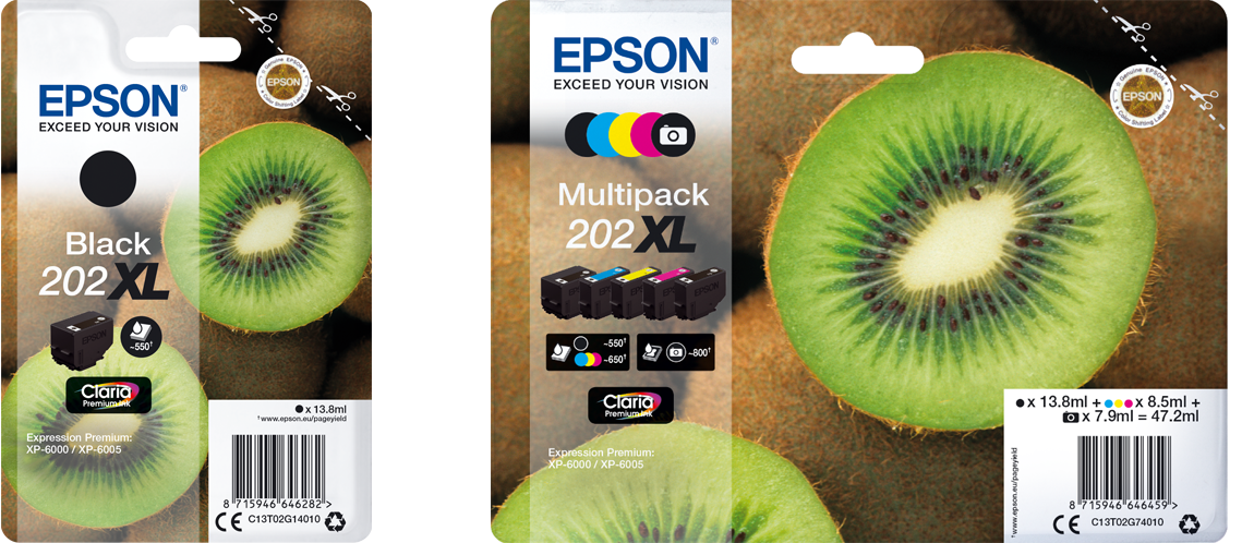 202XL Claria Premium Ink Series (Kiwi Inks) | Ink Consumables | Ink ...