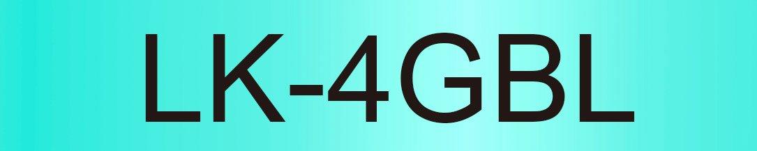 Colour Tape – Pearl Green/Black 12mm(9m) – LK-4GBL | Verbrauchsmaterialien für Etikettendrucker ...