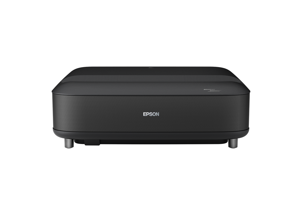 Epson Lifestudio Grand EH-LS670B Metallic-Schwarz, Smart-Laserprojektor mit Ultrakurzdistanz ...