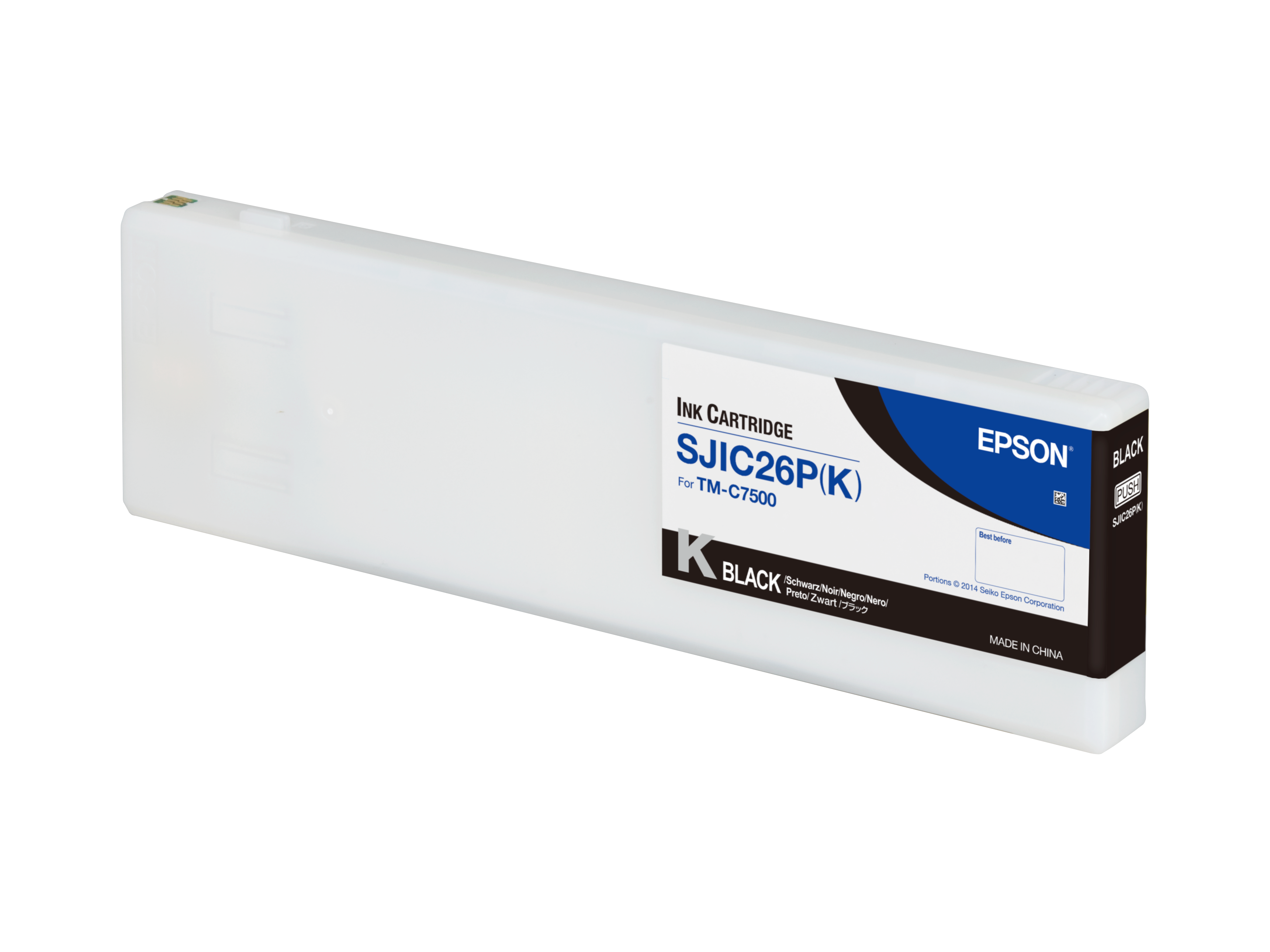 SJIC26P(K): Ink cartridge for ColorWorks C7500 (Black) | Ink ...
