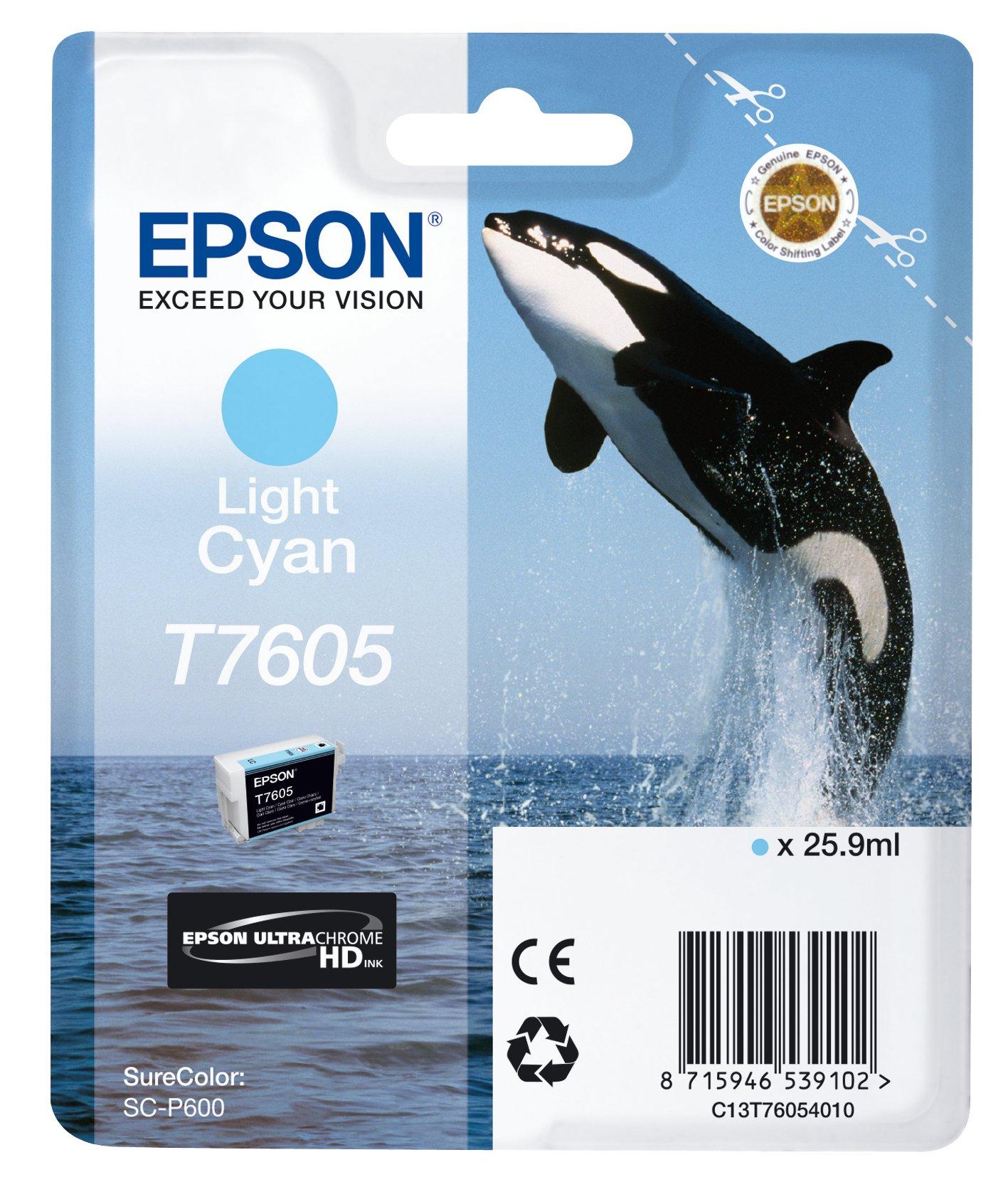 T7605 Light Cyan | Ink Consumables | Ink & Paper | Products | Epson Europe