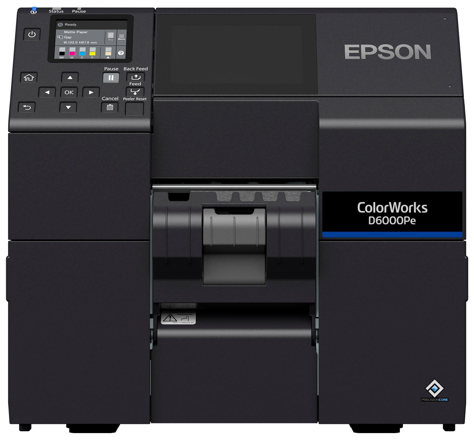 ColorWorks CW-D6000Pe farveblækprinter til etiketter, etiketter i 50 ...