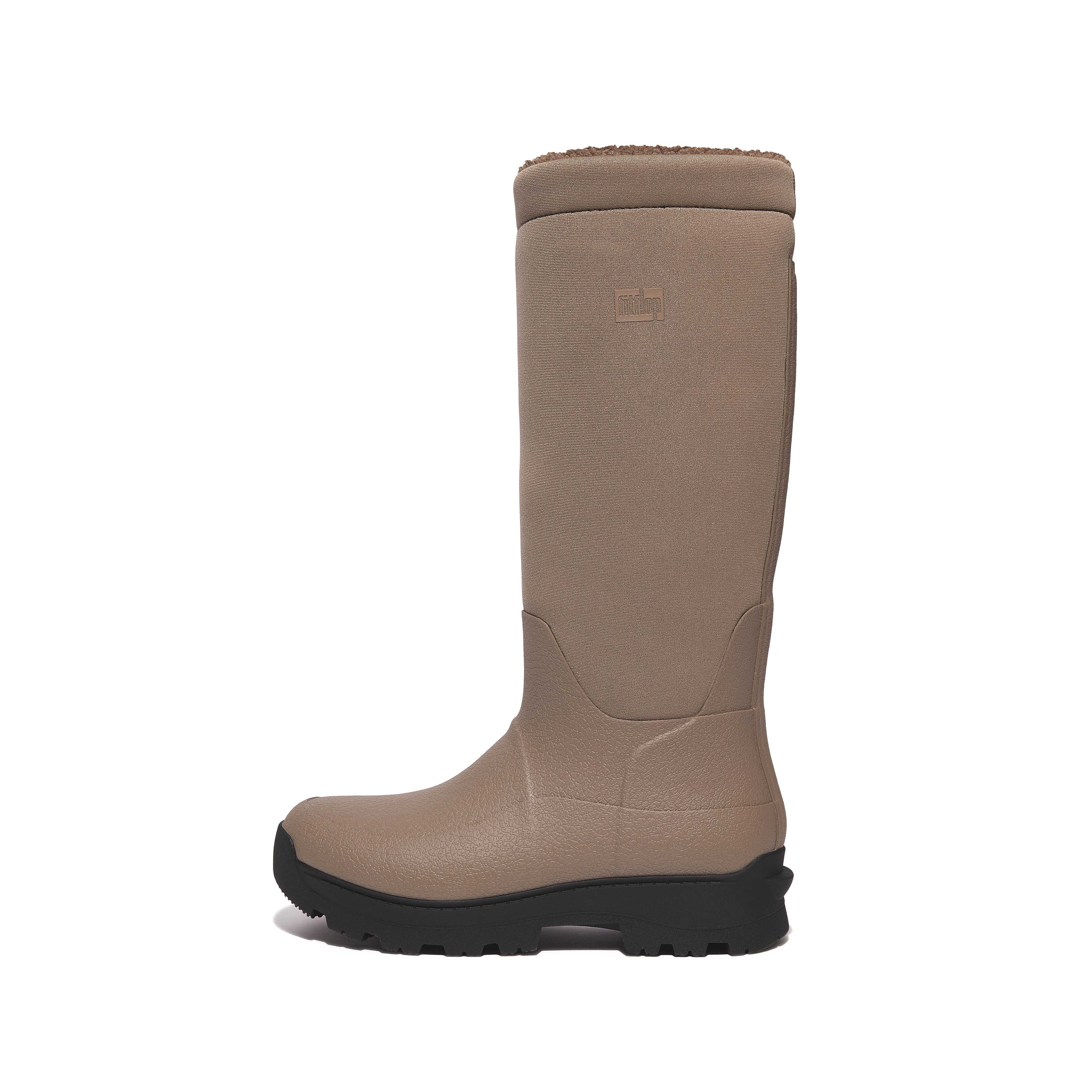 Women's Wonderwelly-Atb Natural-Rubber-Mix Welly-Boots | FitFlop US