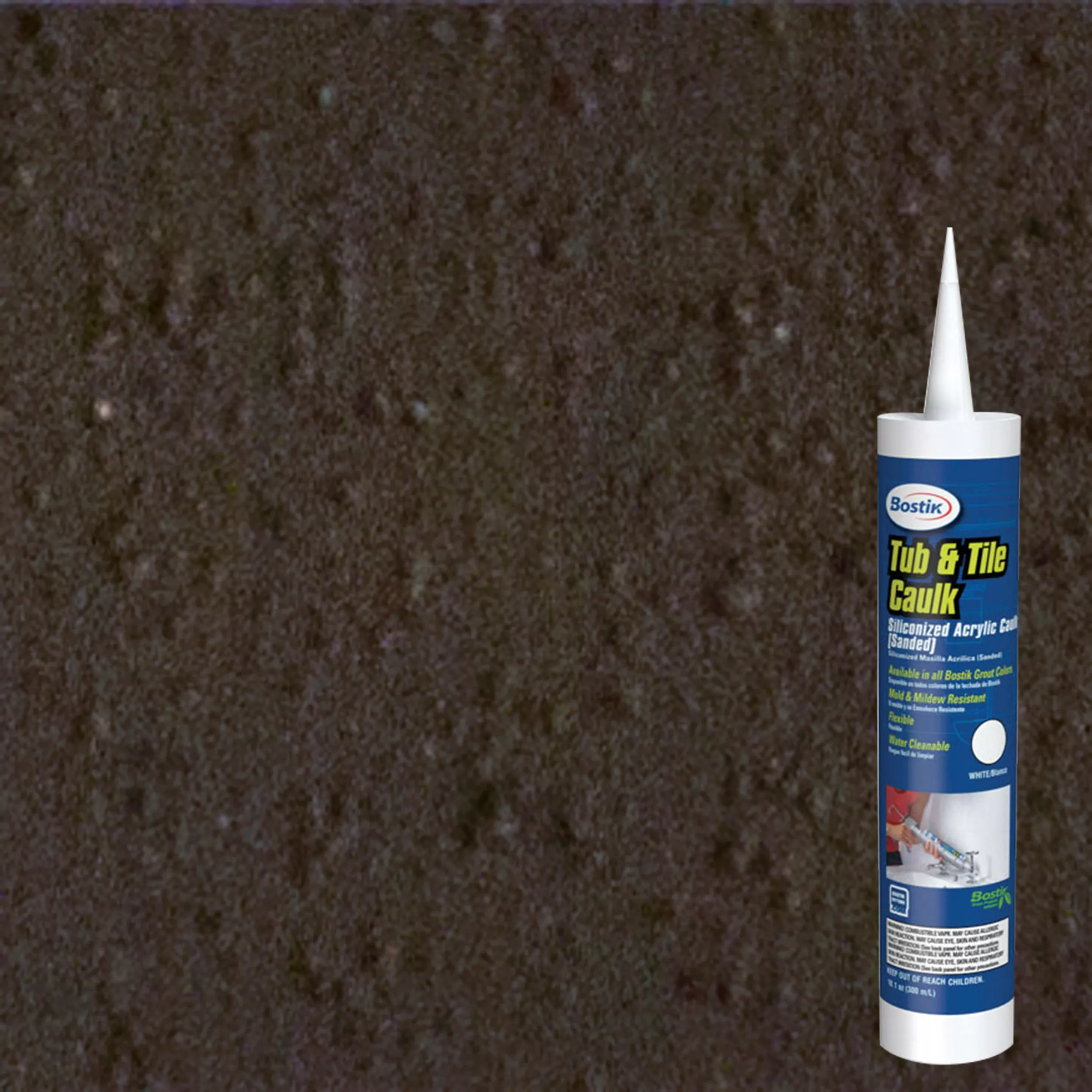 Bostik French Gray Tub and Tile Sanded Caulk | Floor and Decor