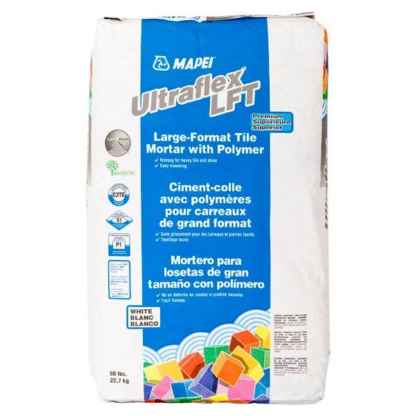 Mapei Ultraflex Lft White Large Format Tile Mortar Floor And Decor