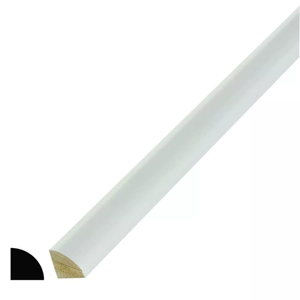 Primed FJ WM0106 11/16in. x 11/16in. x 12ft. Quarter Round | Floor and ...