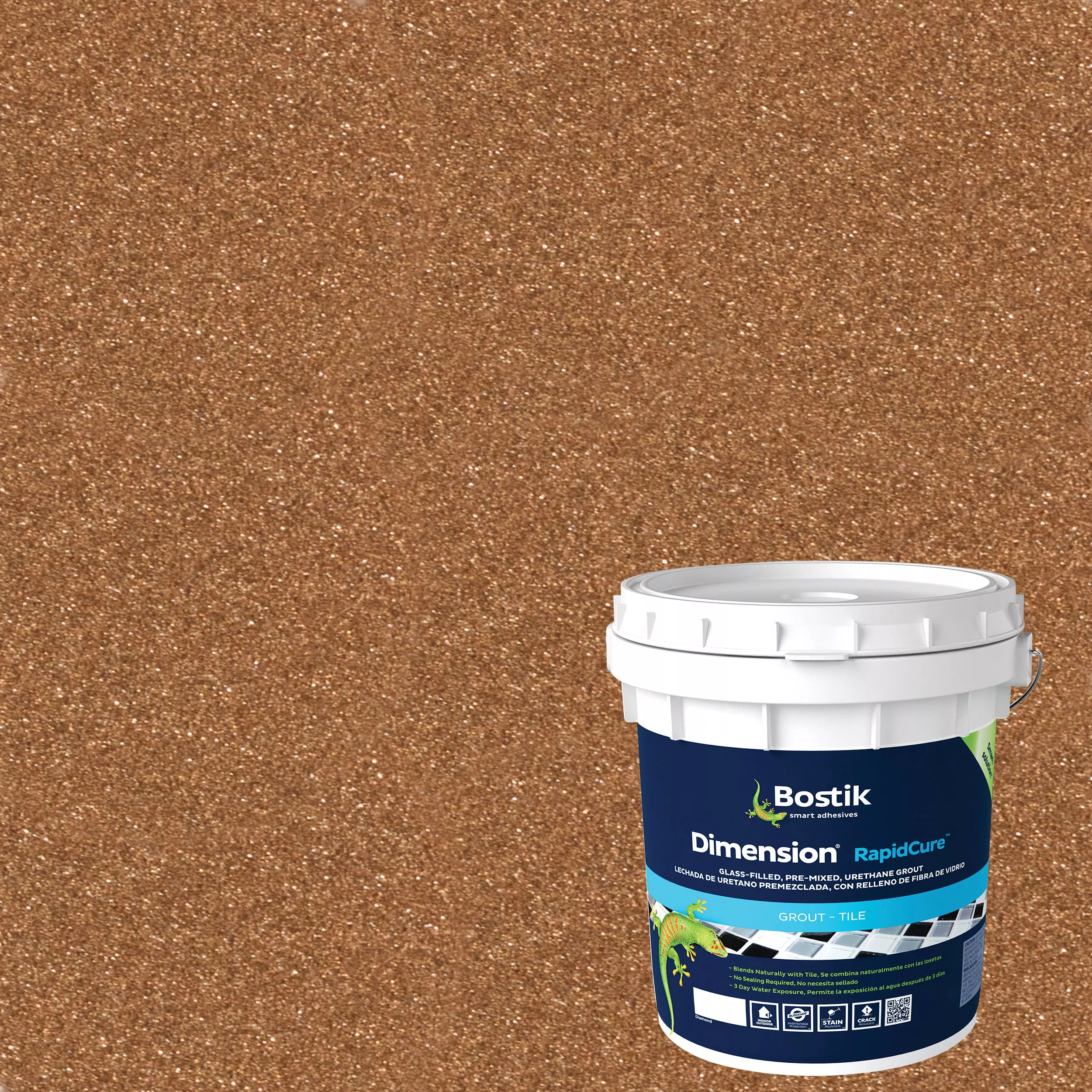 Bostik Dimension Copper Pre-Mixed Glass-Filled Grout | Floor and Decor