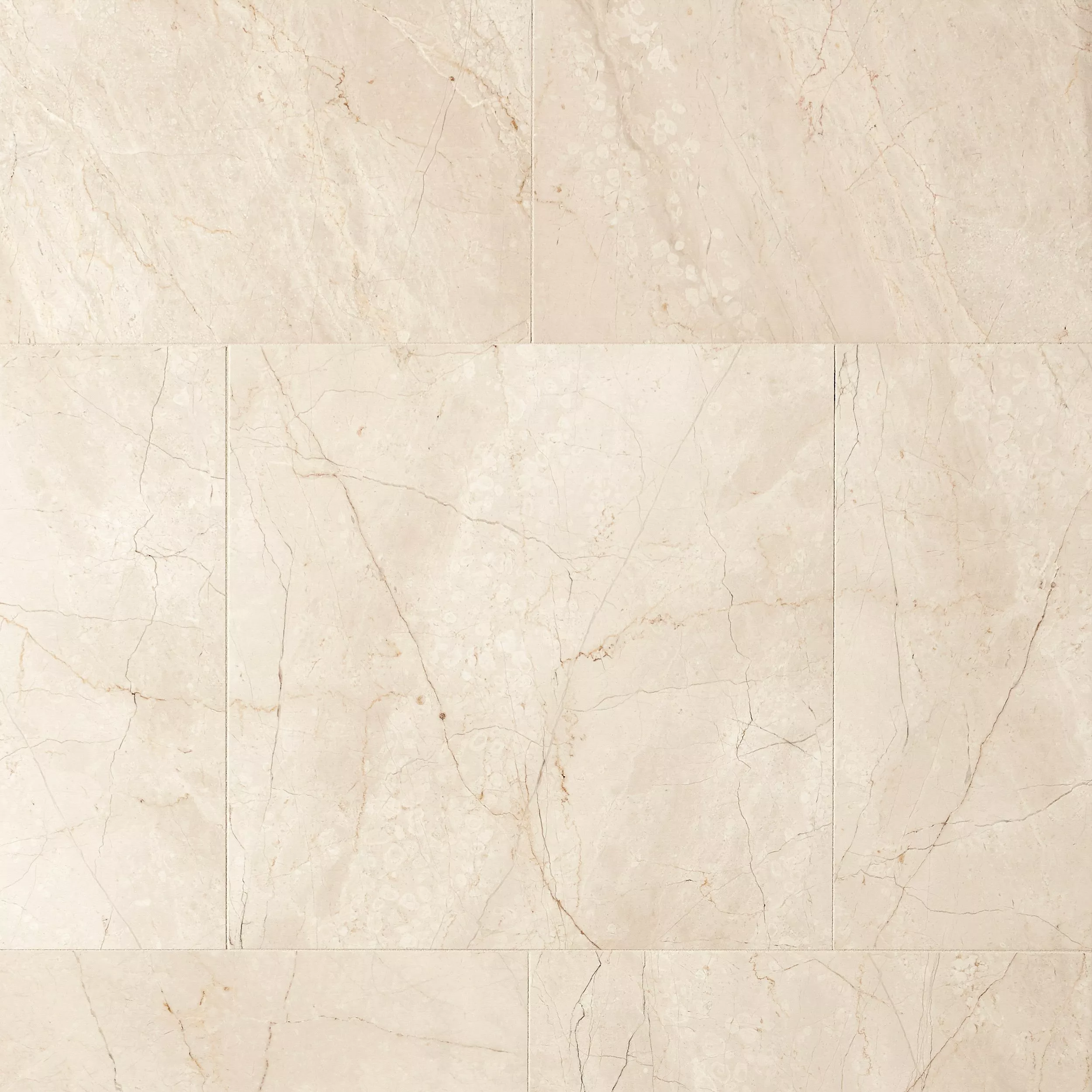 Crema Nouva Polished Marble Tile | Floor and Decor