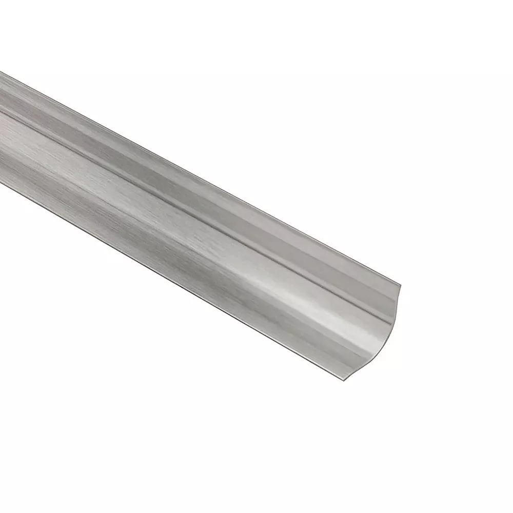 Schluter Eck Khk Retrofit Brushed Stainless Steel 6ft 7in Floor And