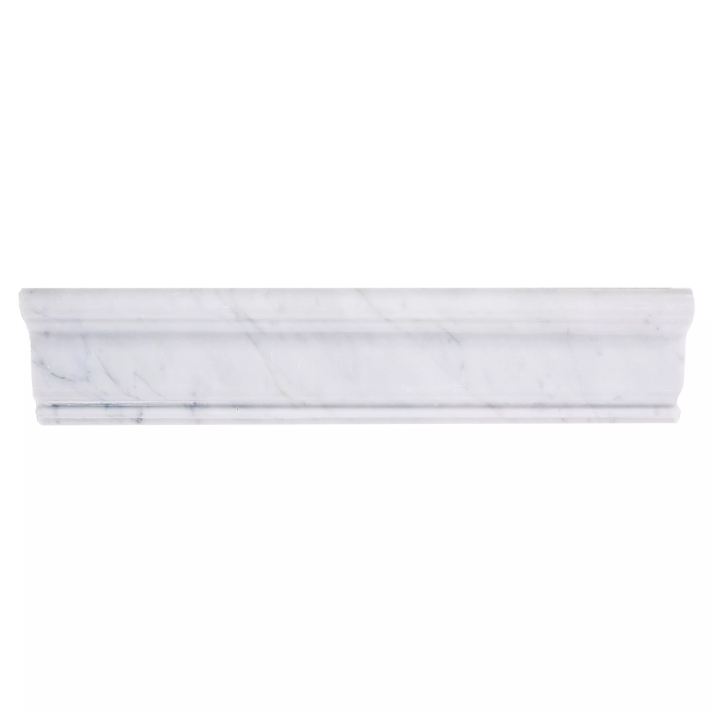 Bianco Carrara Marble Chair Rail | Floor and Decor