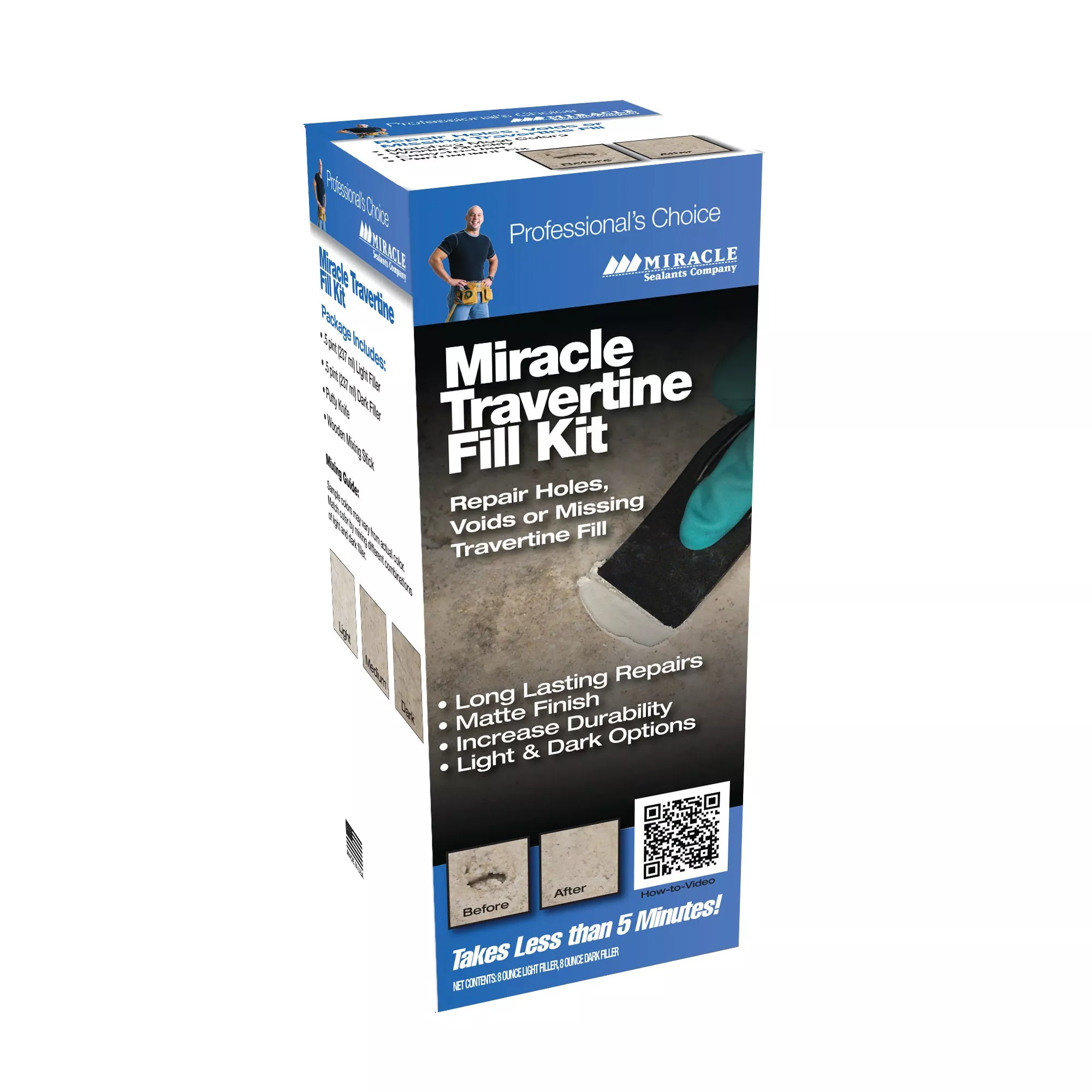 Miracle Travertine Filler Kit | Floor and Decor