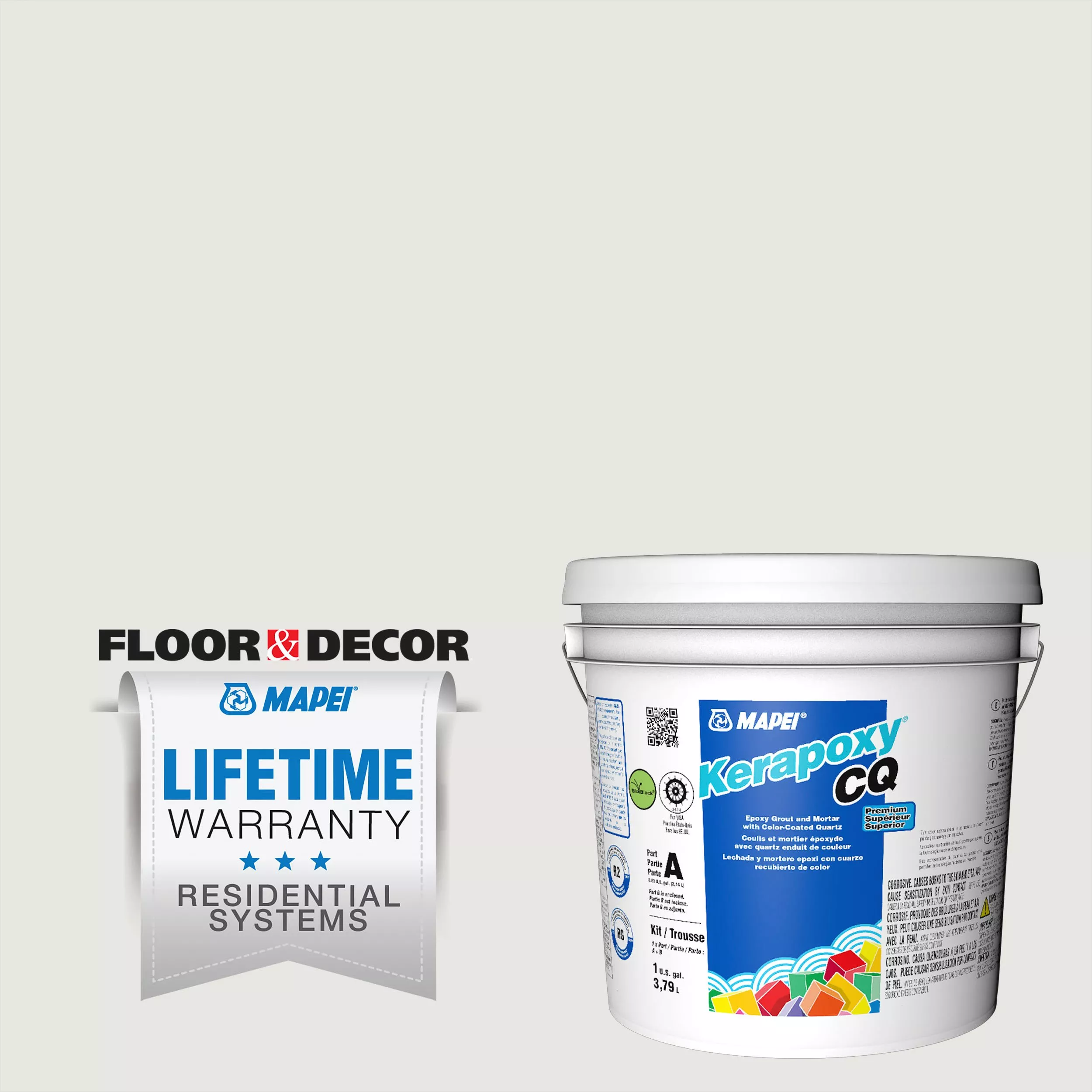 Mapei 38 Avalanche Kerapoxy CQ Premium Epoxy Grout and Mortar | Floor ...