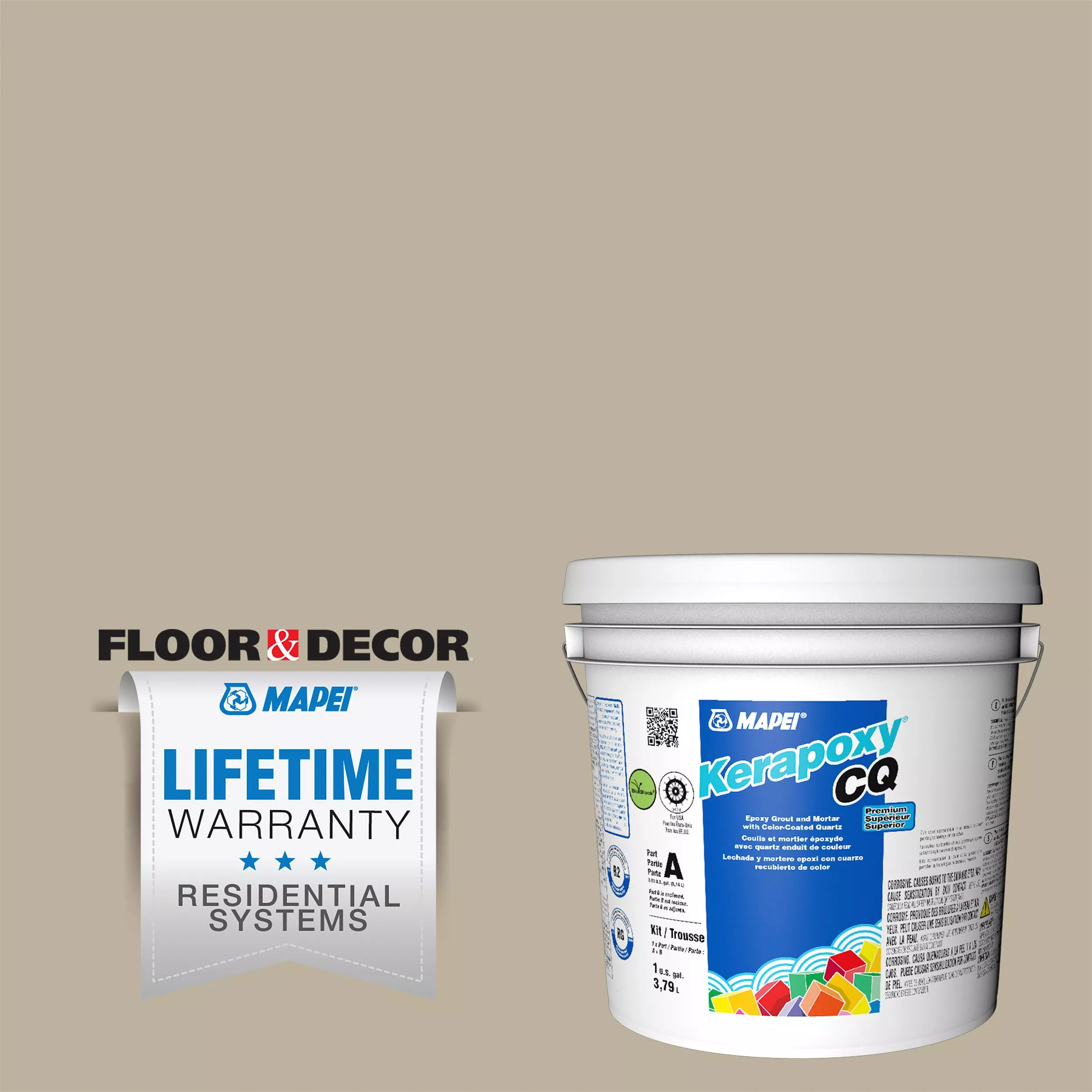 Mapei 39 Ivory Kerapoxy CQ Premium Epoxy Grout and Mortar | Floor and Decor