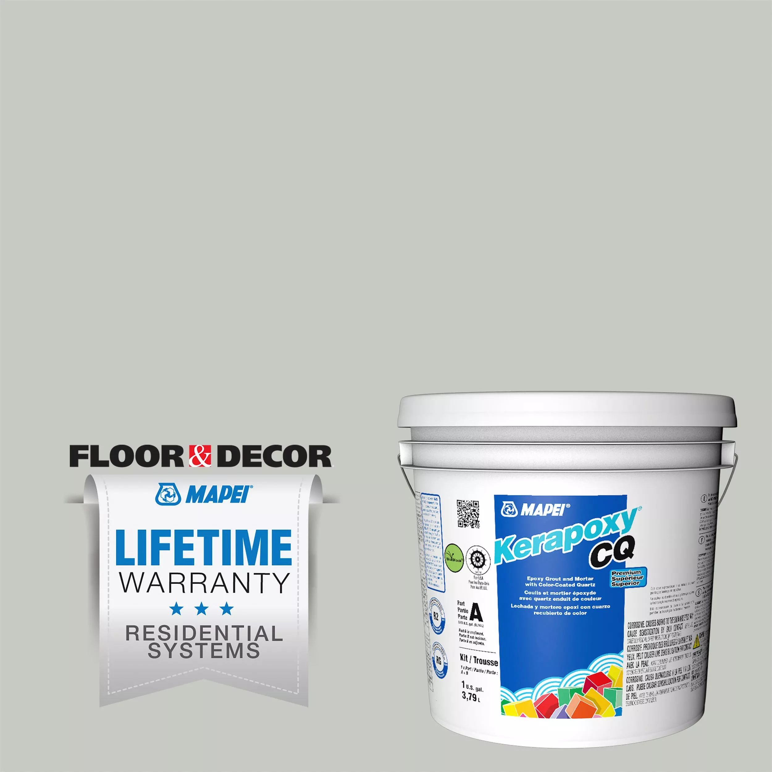 Mapei 93 Warm Gray Kerapoxy CQ Premium Epoxy Grout and Mortar | Floor ...
