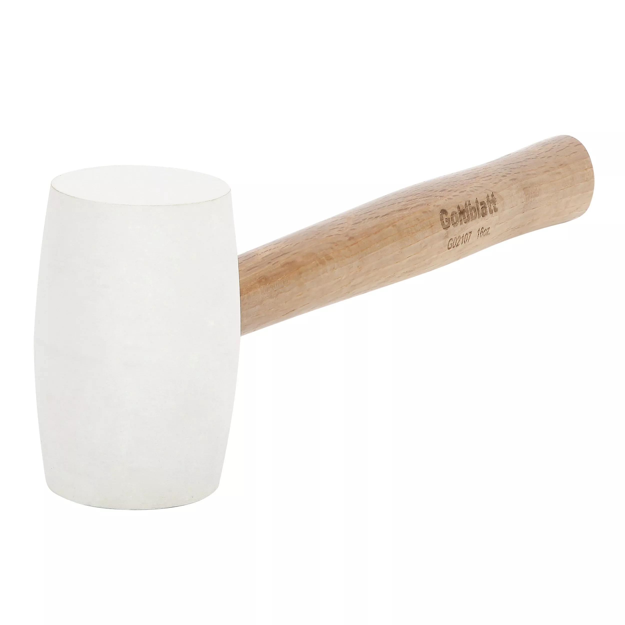 Goldblatt 16oz. Hickory Handle White Rubber Mallet | Floor and Decor
